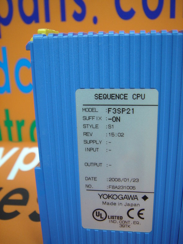 YOKOGAWA F3SP21-0N - 裕益科技自動化設備可程式編碼器PLC分散式控制系統DCS